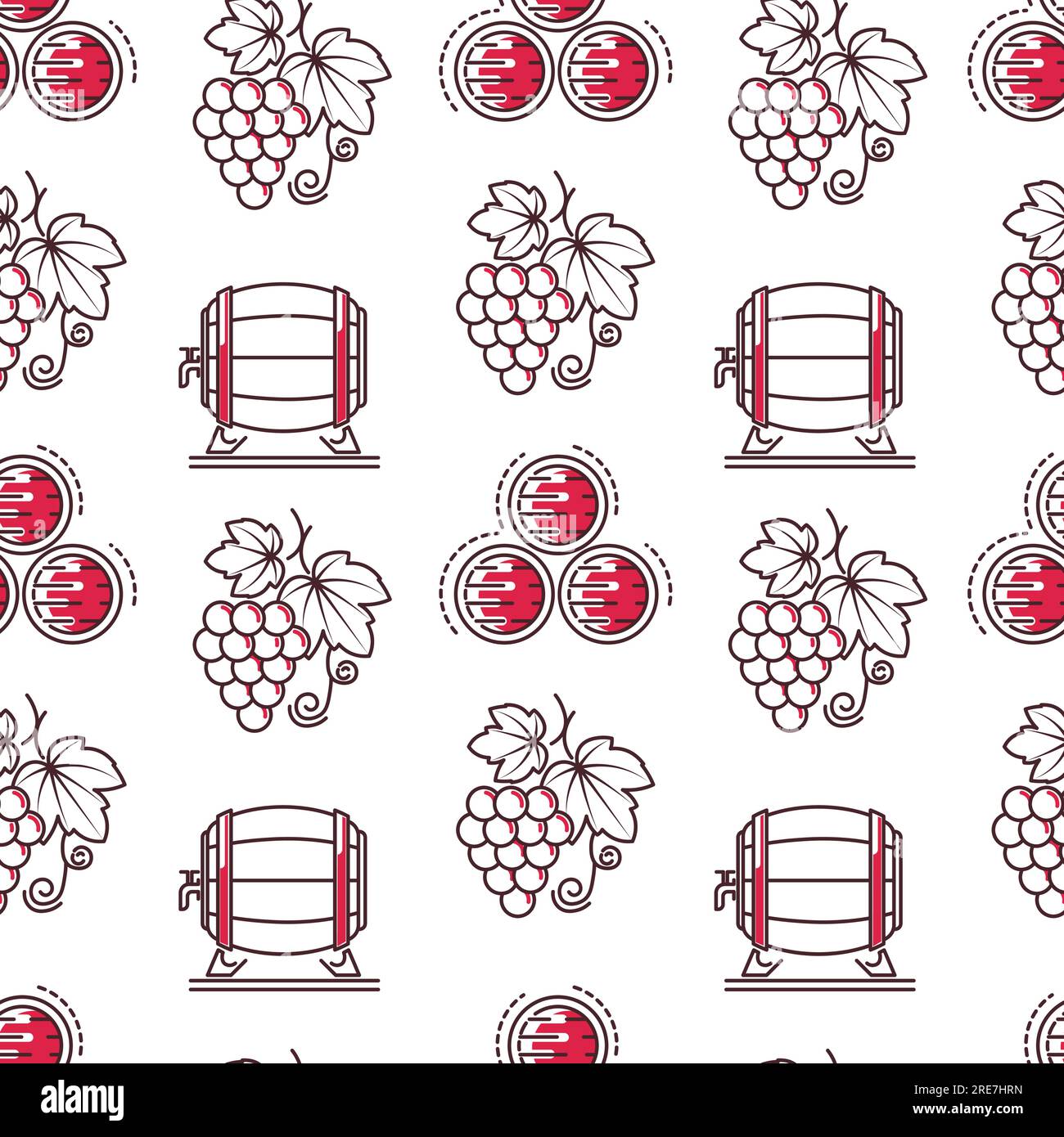 Fermenting grapes Stock Vector Images - Alamy