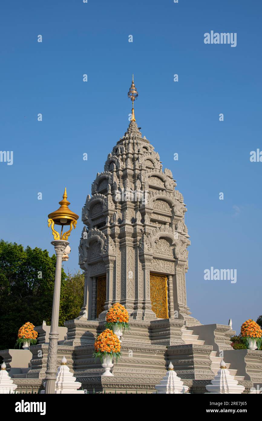 Royal Stupa, Royal Palace (19th Century Classical Khmer architecture ...