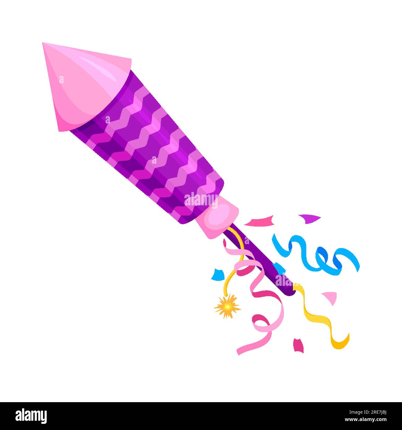 Flat purple explosion Cut Out Stock Images & Pictures - Alamy