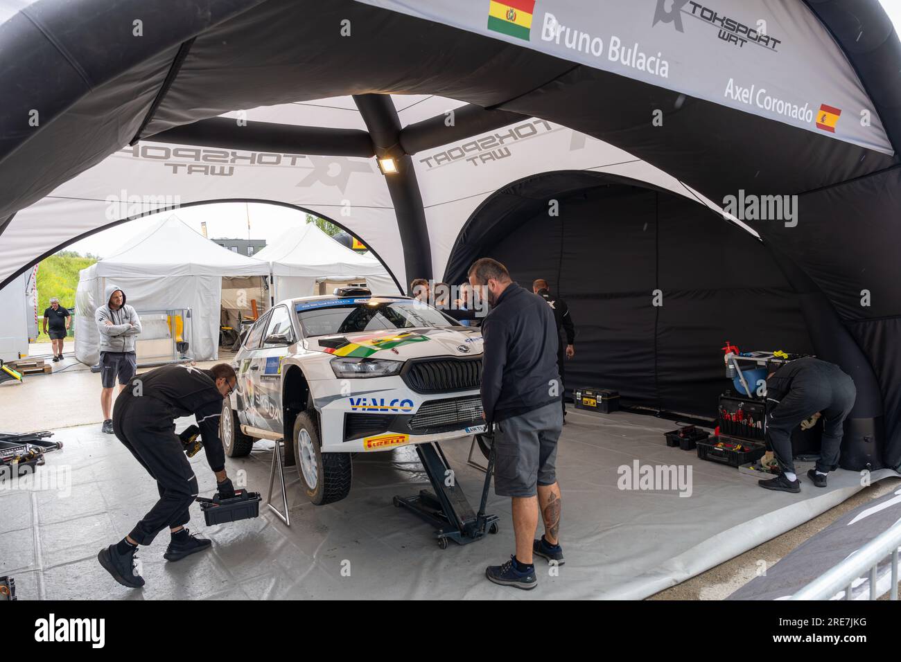 Tartu, Estonia - 07.20.2023: Bruno Bulacia and Axel Coronado Jimenez ...