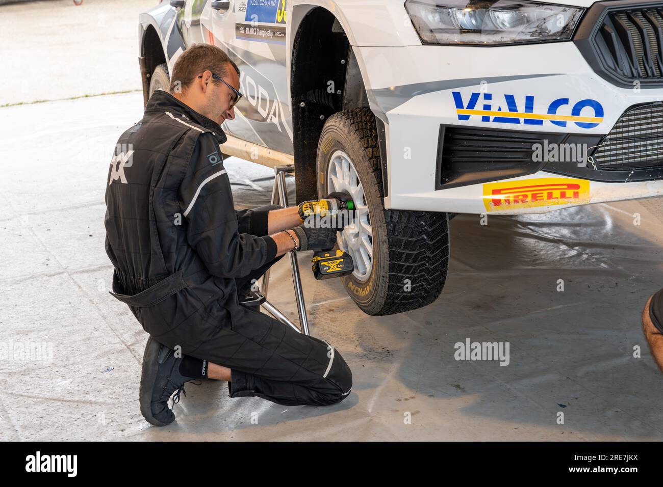 Tartu, Estonia - 07.20.2023: Bruno Bulacia and Axel Coronado Jimenez ...