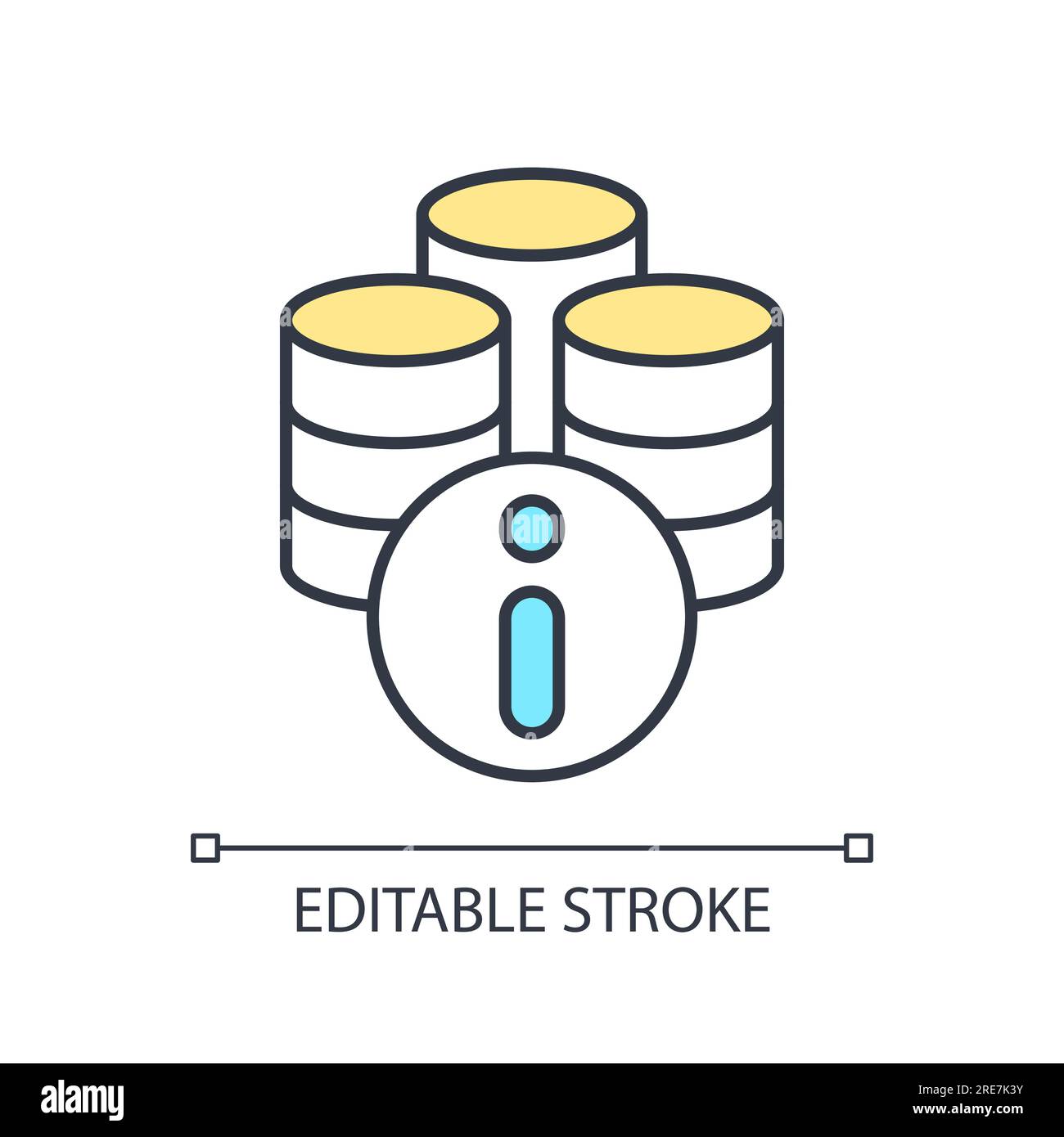 Customizable Thin Line Analytics Platform Icon Stock Vector Image And Art Alamy