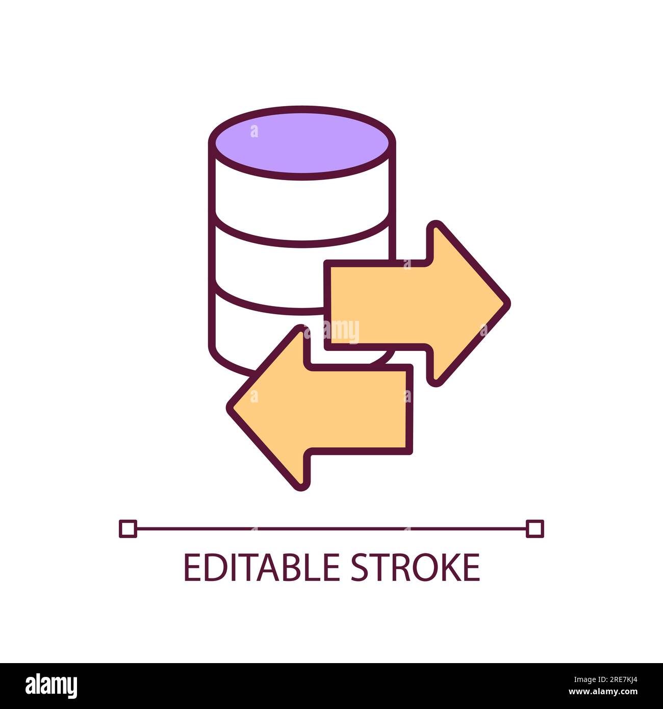 Customizable thin line legal and ethical concerns icon Stock Vector ...