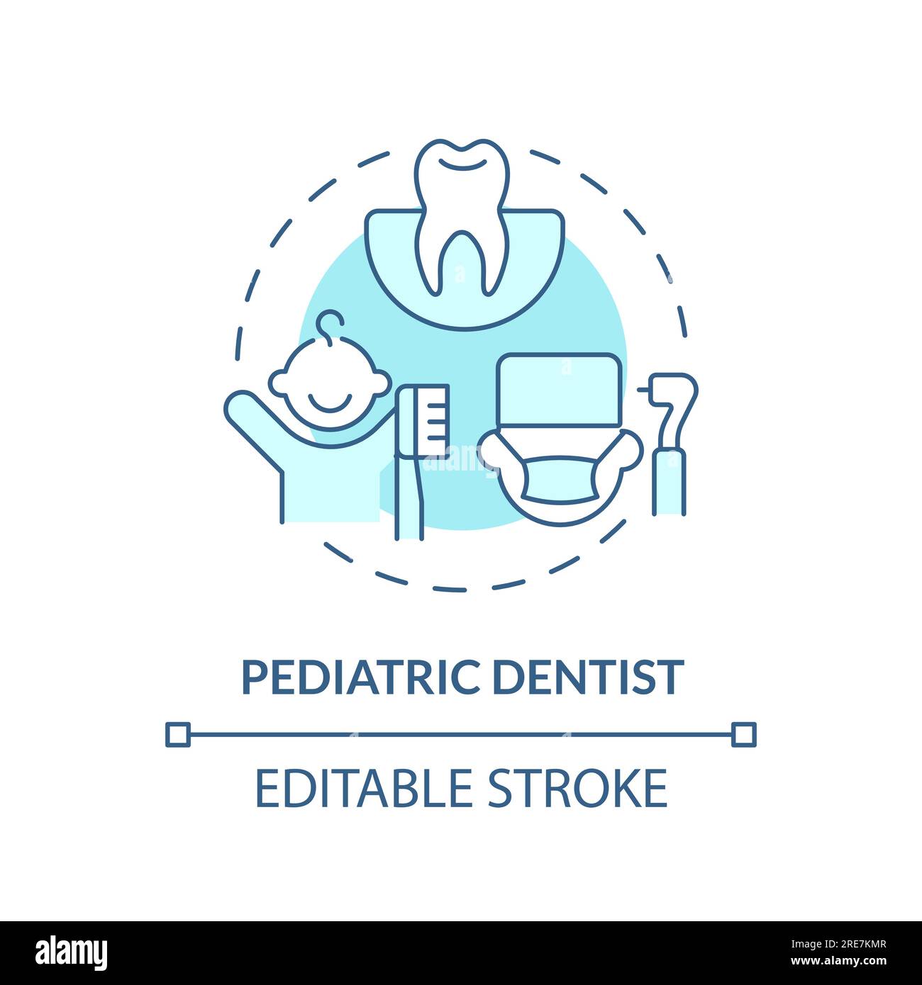 Pediatric dentist Stock Vector Images - Alamy