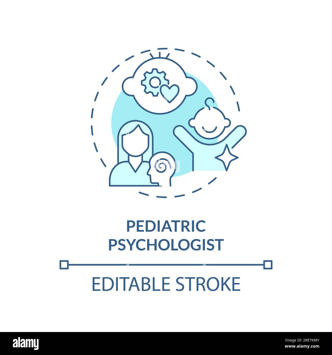 Pediatric psychologist Stock Vector Images - Alamy