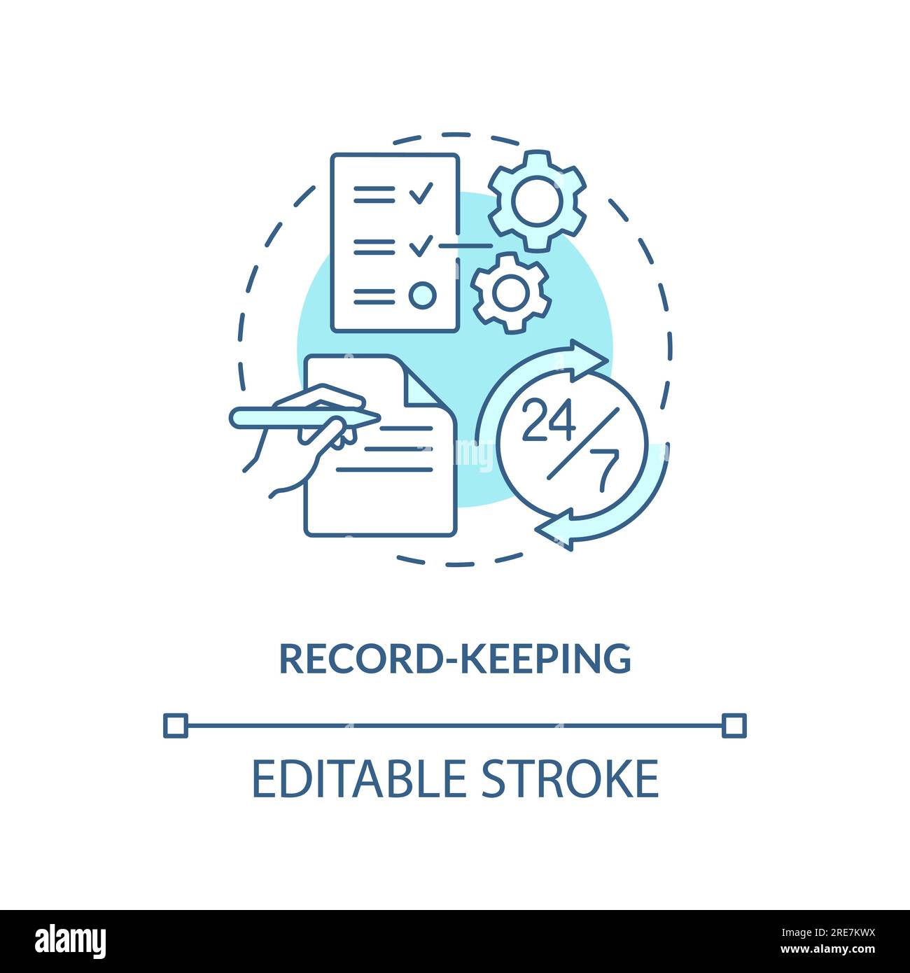 Record keeping Stock Vector Images - Alamy