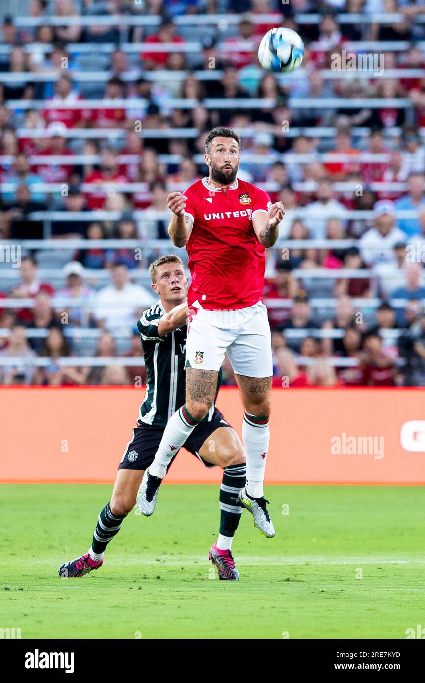 San Diego, USA. 25th July, 2023. Wrexham USA Invasion Summer 23' - Game ...