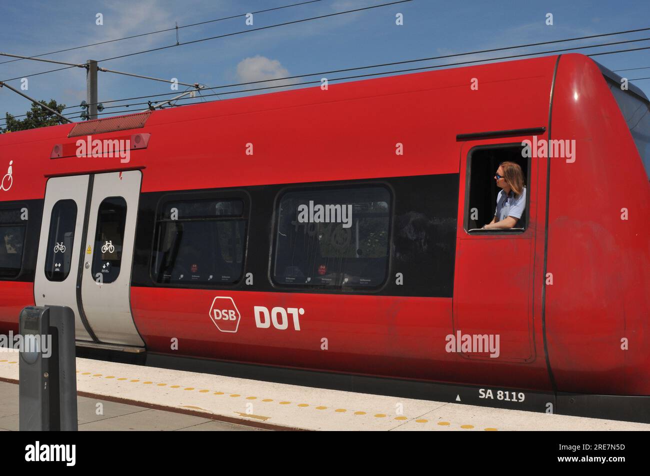 25 July 2023/Danish S tranpsort system and danish electric red train ...