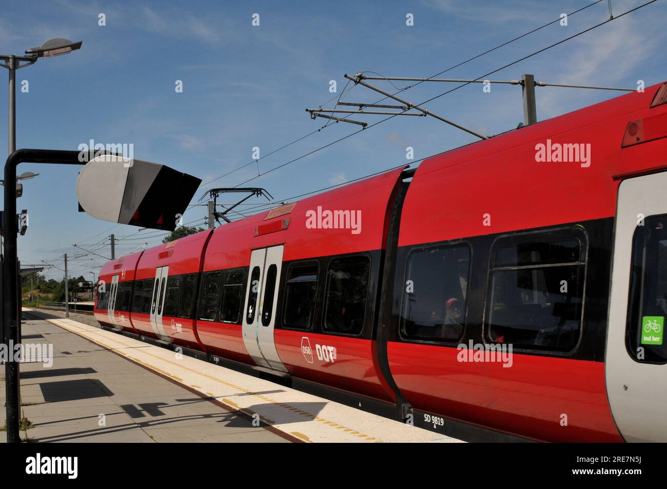 25 July 2023/Danish S tranpsort system and danish electric red train ...