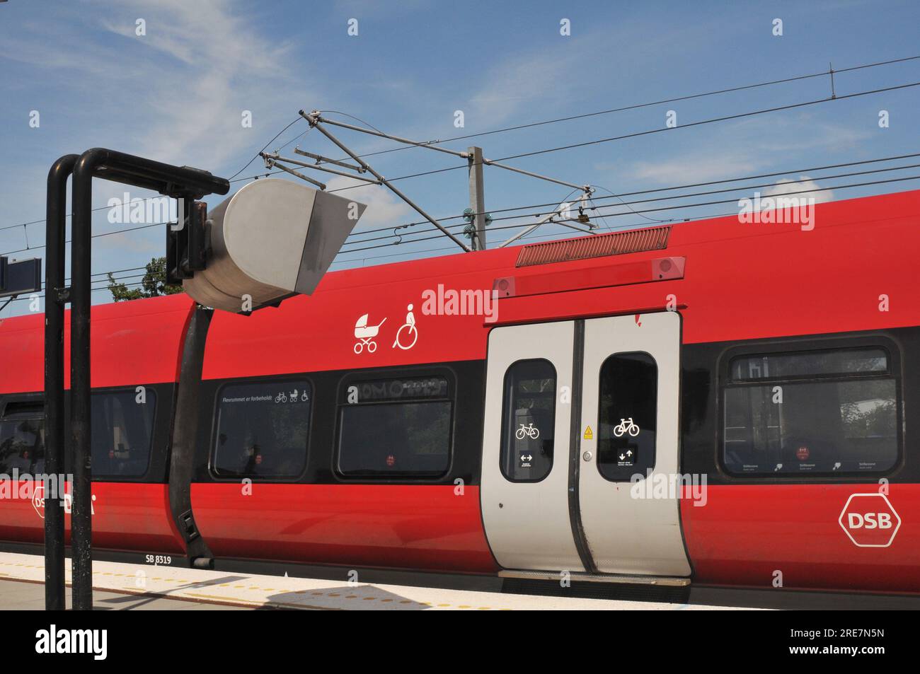 25 July 2023/Danish S tranpsort system and danish electric red train ...