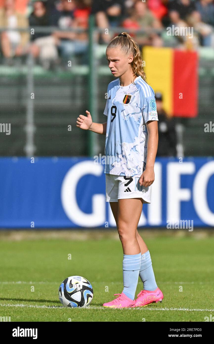 La Louviere, Belgium. 24th July, 2023. Lore Jacobs (9) of Belgium pictured during a female ...
