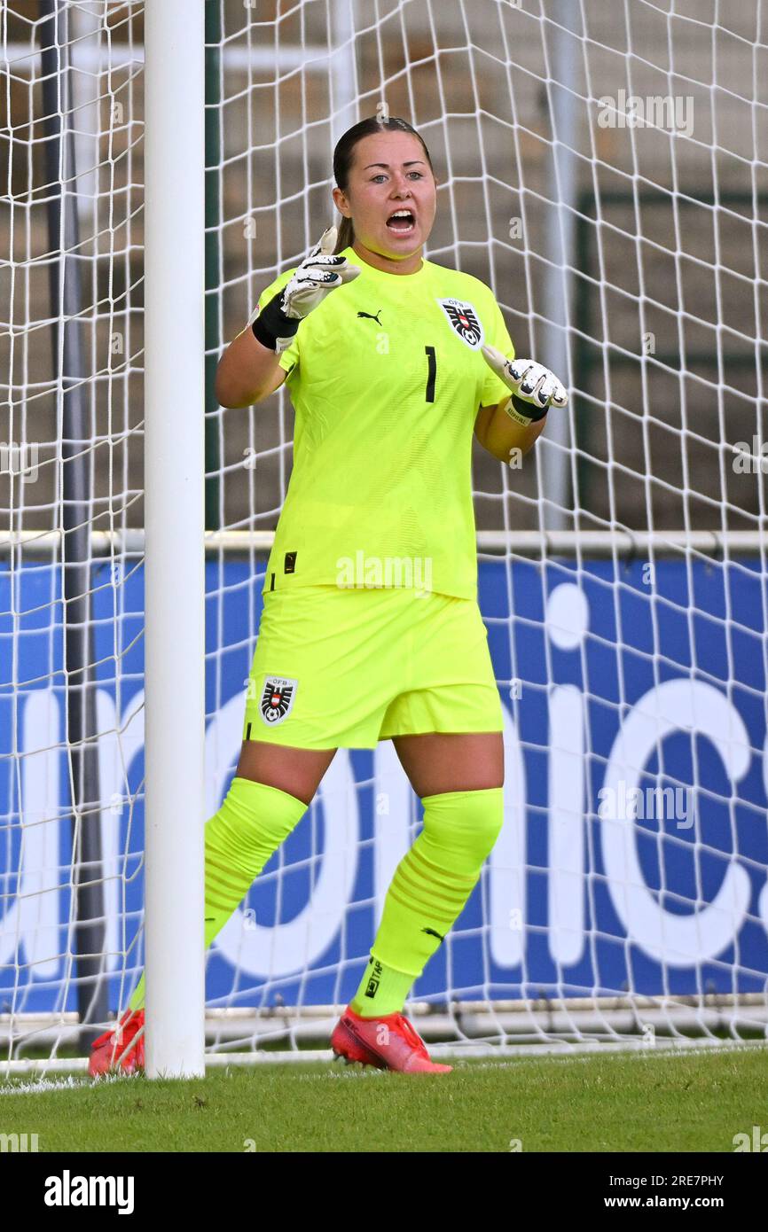 Goalkeeper mariella el sherif of austria hi-res stock photography and ...
