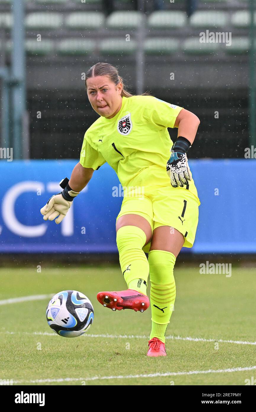 La Louviere, Belgium. 24th July, 2023. goalkeeper Mariella El Sherif (1 ...