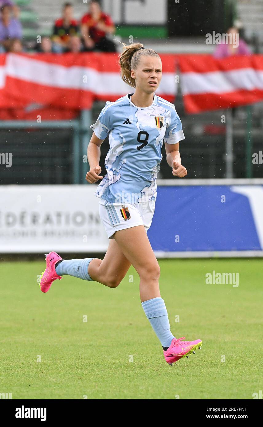 La Louviere, Belgium. 24th July, 2023. Lore Jacobs (9) of Belgium pictured during a female ...