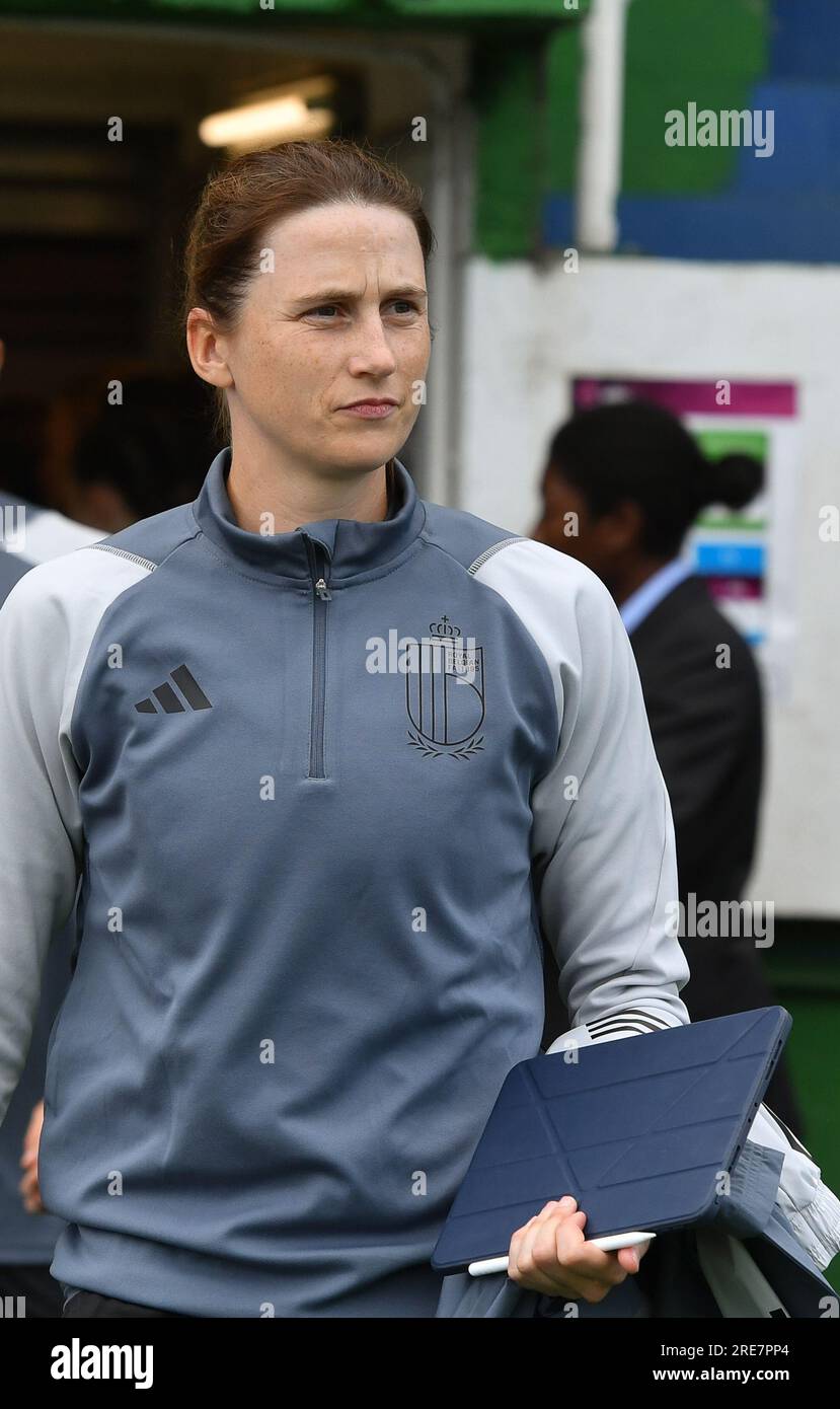 La Louviere, Belgium. 24th July, 2023. assistant coach Heleen Jaques of Belgium pictured during ...