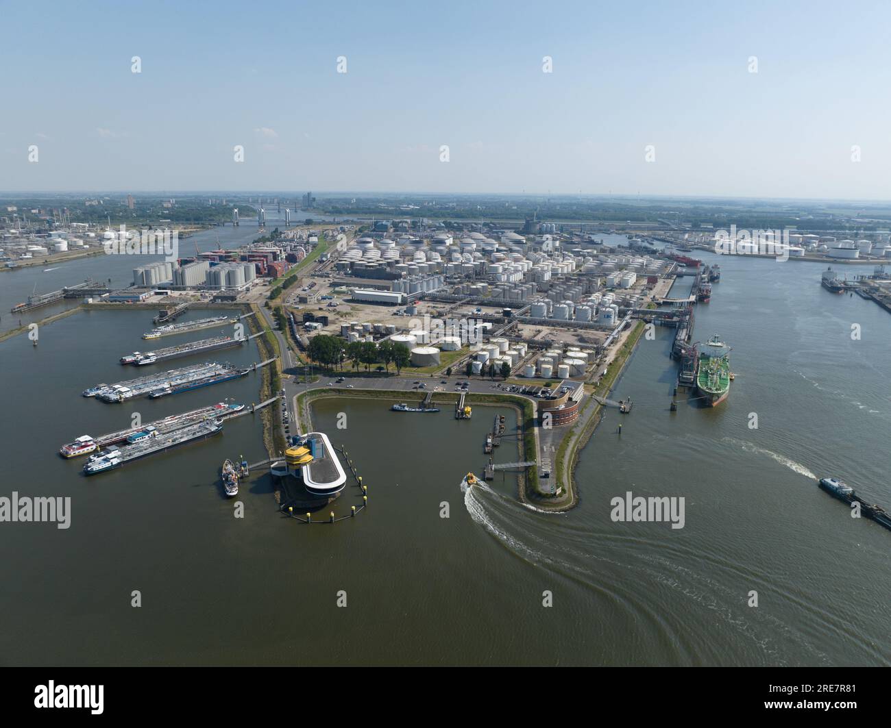 Rotterdam, 9th of June, 2023, The Netherlands. 3e Petroleumhaven in the ...
