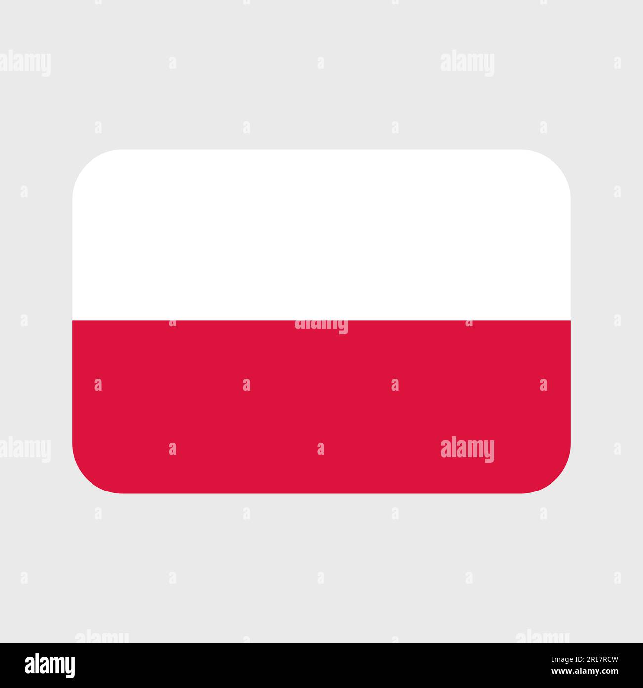 Poland flag vector icons set of illustrations in the shape of heart ...