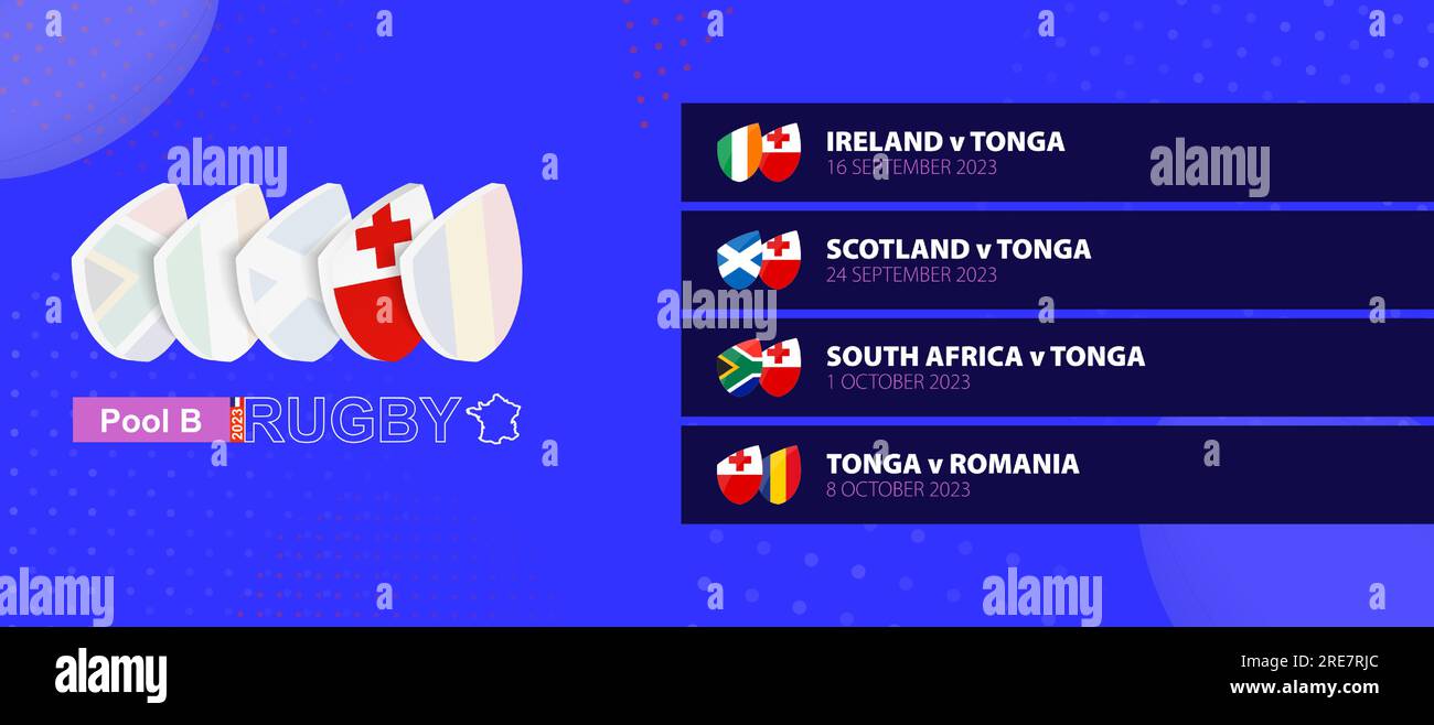Tonga rugby national team schedule matches in group stage of ...