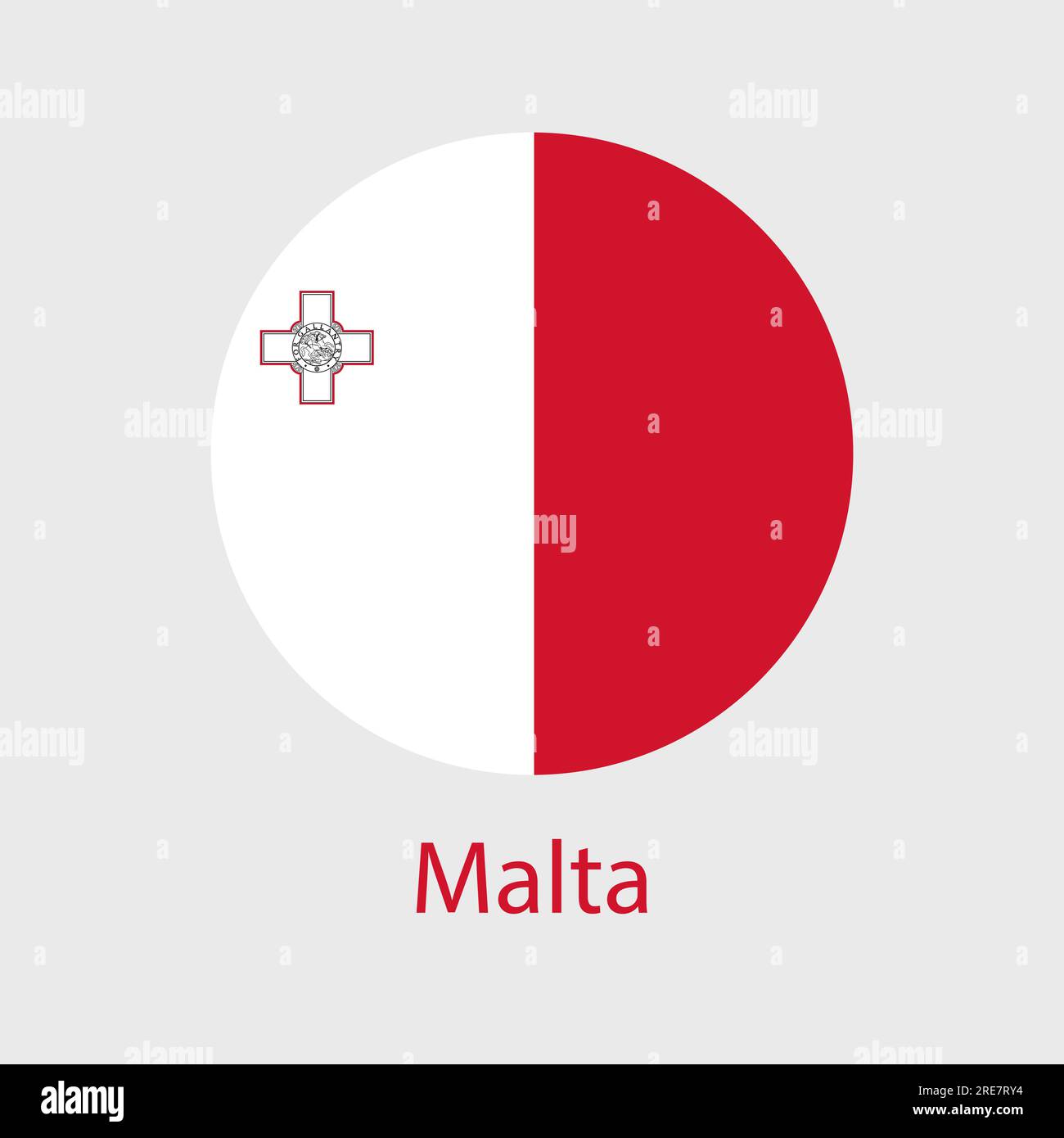 Malta flag vector icons set of illustrations in the shape of heart ...