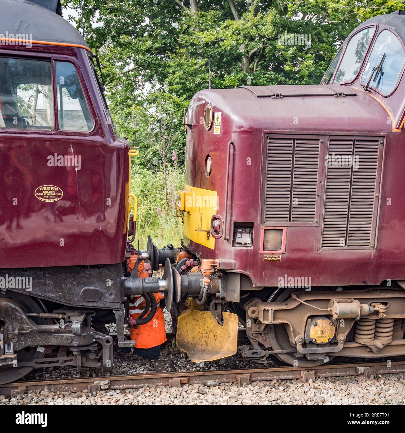 Wcr claret livery hi-res stock photography and images - Alamy