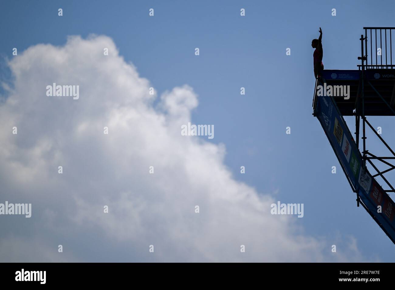 Women's 20m diving hi-res stock photography and images - Alamy