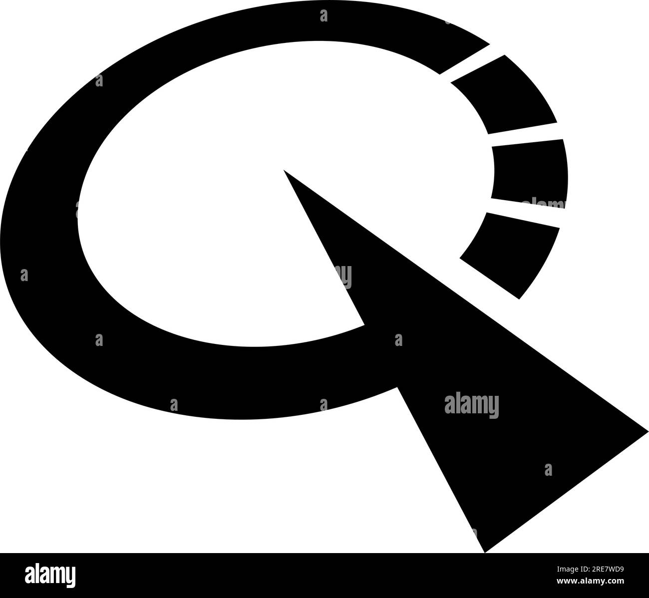 The q clock Black and White Stock Photos & Images - Alamy