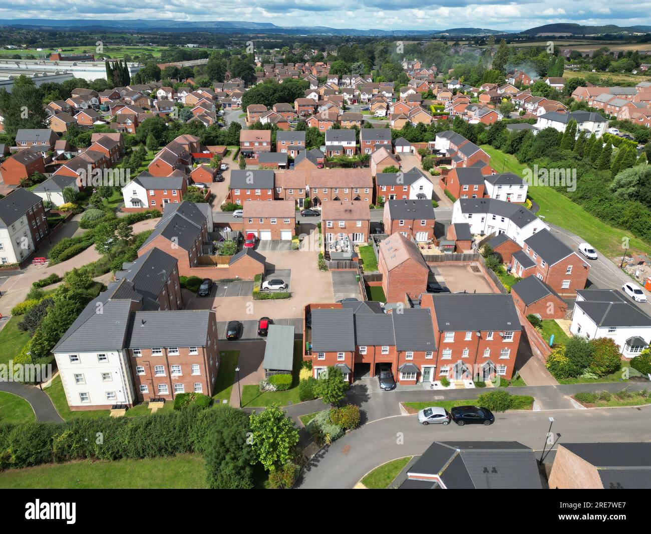 New development aerial view uk hi-res stock photography and images - Alamy