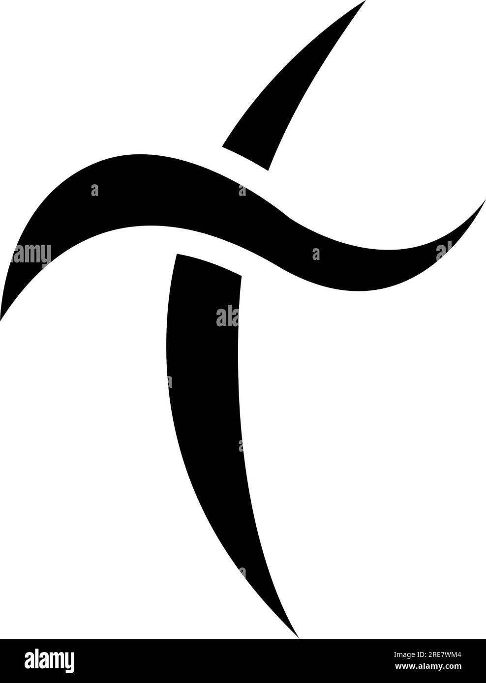 Letter a sword logo hi-res stock photography and images - Alamy