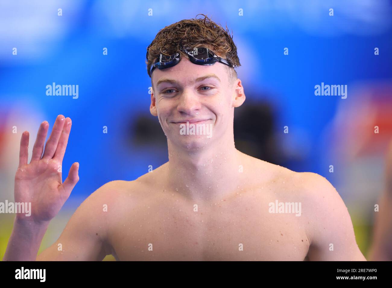 Fukuoka, Japan. 26th July, 2023. Leon MARCHAND (FRA) Swimming : World ...