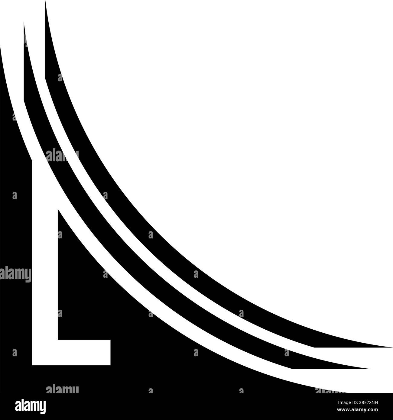 Modern layers logo Black and White Stock Photos & Images - Alamy