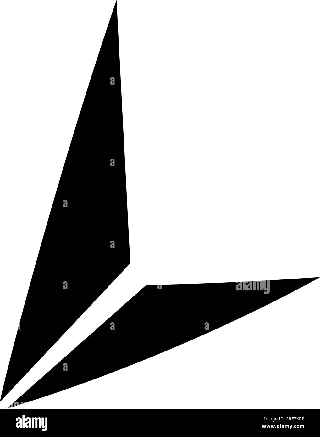Triangles logo Black and White Stock Photos & Images - Alamy