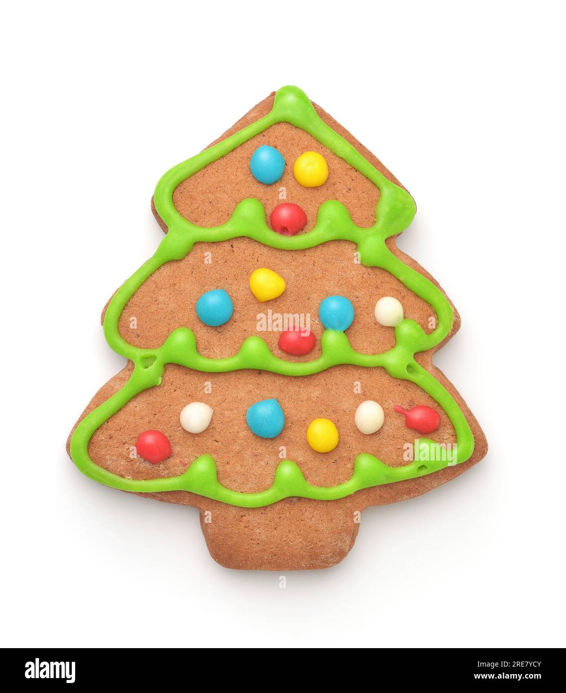 Top view decorative christmas Cut Out Stock Images & Pictures - Alamy