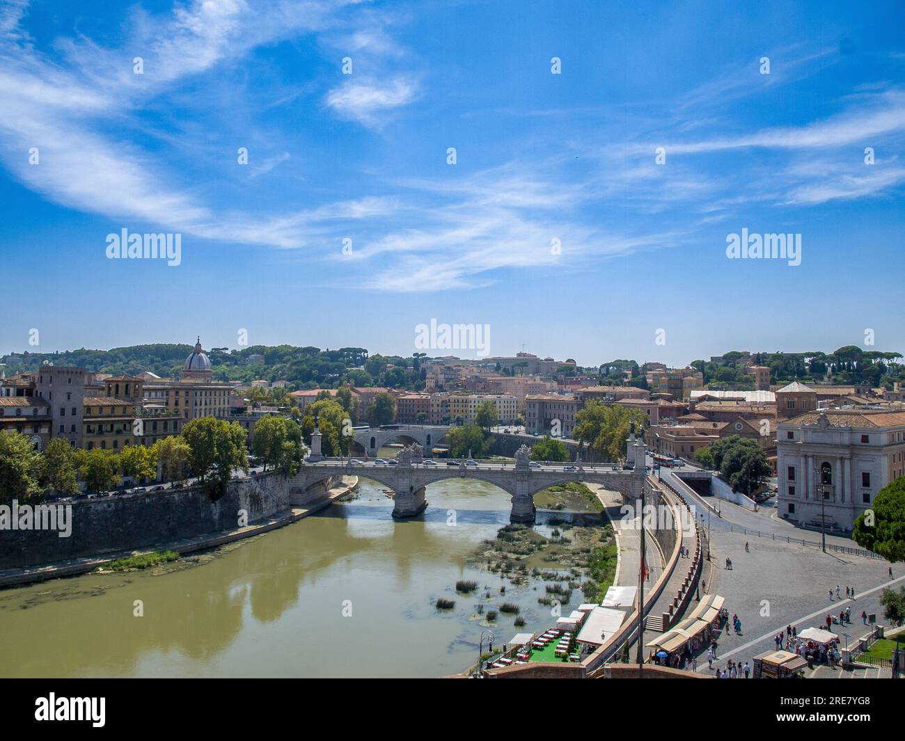 ponte sant angelo, rom, roman, summer Stock Photo - Alamy
