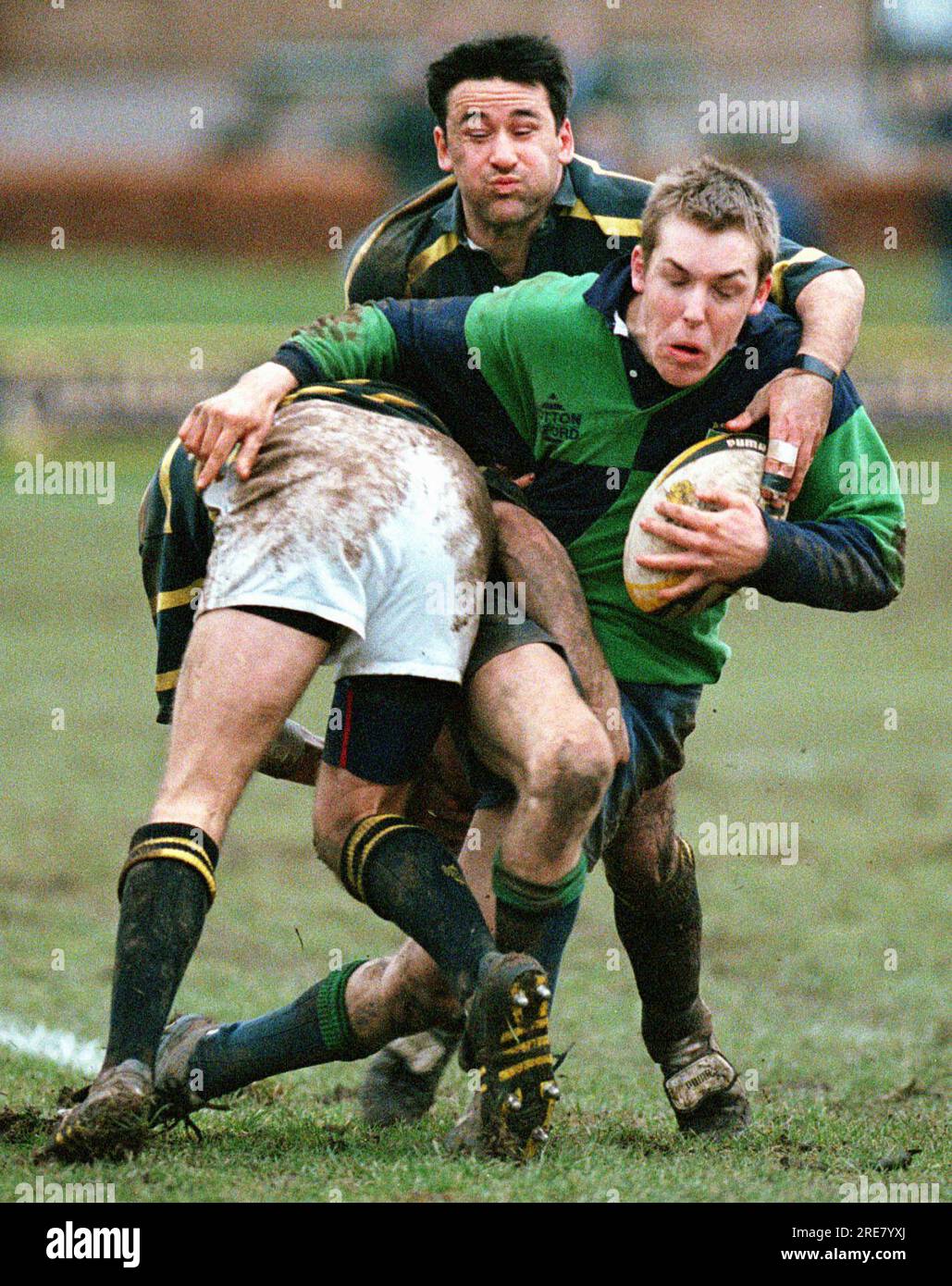 MELROSE V BOROUGHMUIR. 30/1/99. Boroughmuir fullback M Clapperton tries ...