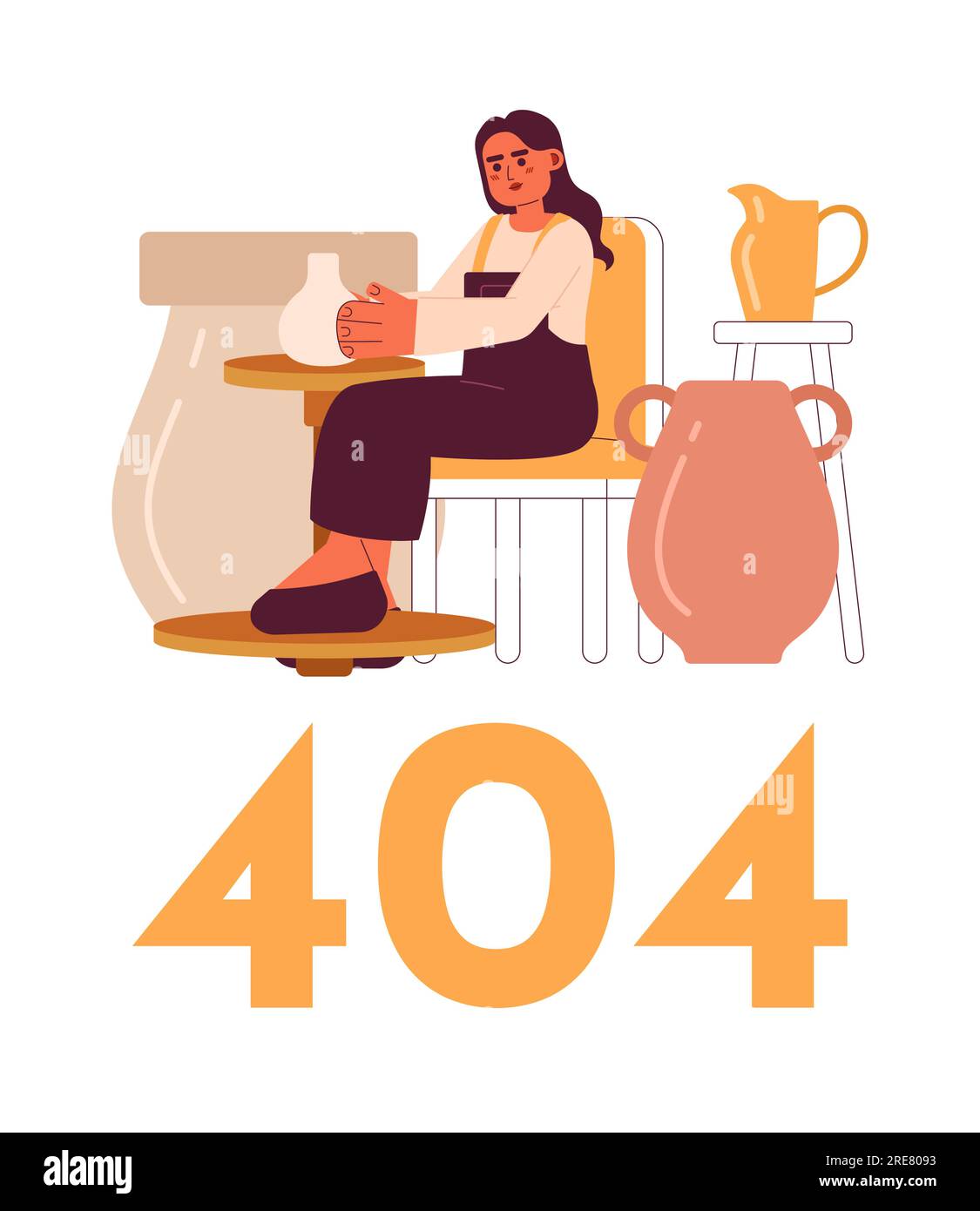 Indian pottery making Cut Out Stock Images & Pictures - Alamy