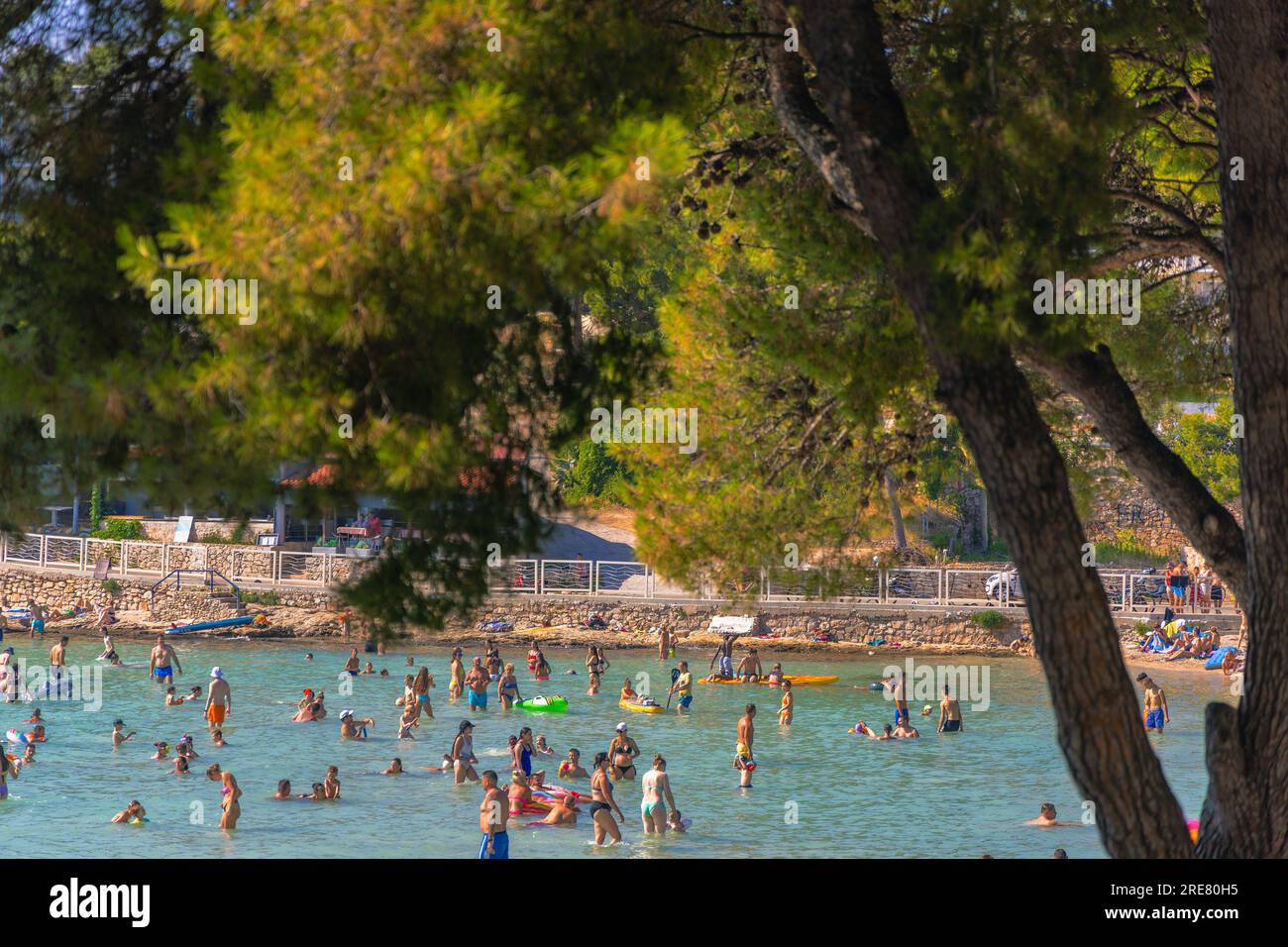 Slanica Beach on Murter Island, Croatia Stock Photo - Alamy