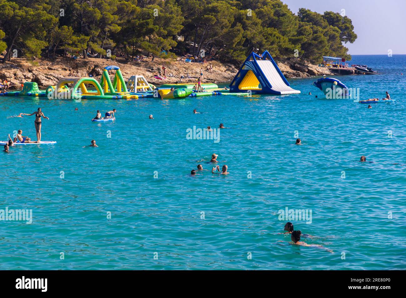 Slanica Beach on Murter Island, Croatia Stock Photo - Alamy