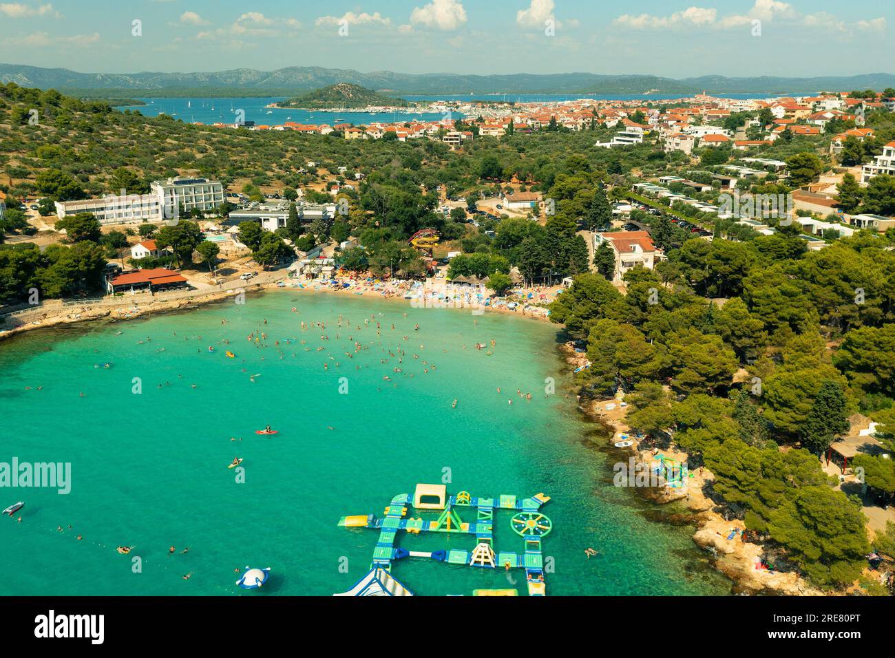 Slanica Beach on Murter Island, Croatia Stock Photo - Alamy