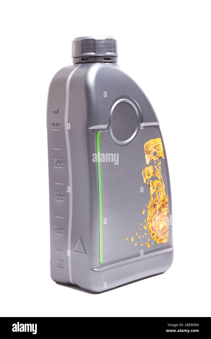 engine oil bottle isolated on white Stock Photo - Alamy