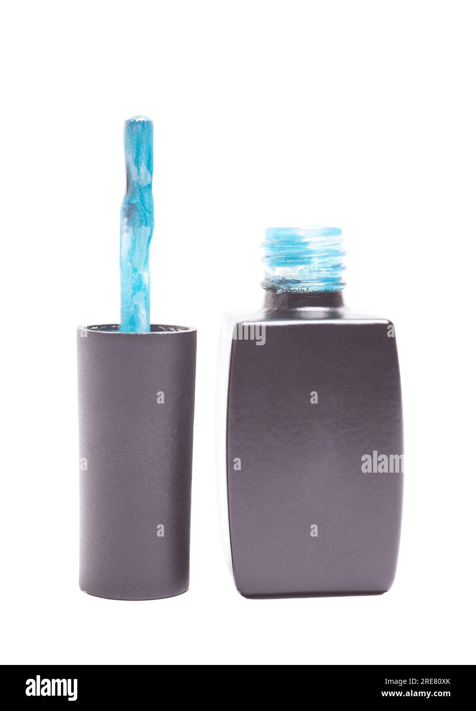 Girl makeup brush studio Cut Out Stock Images & Pictures - Alamy