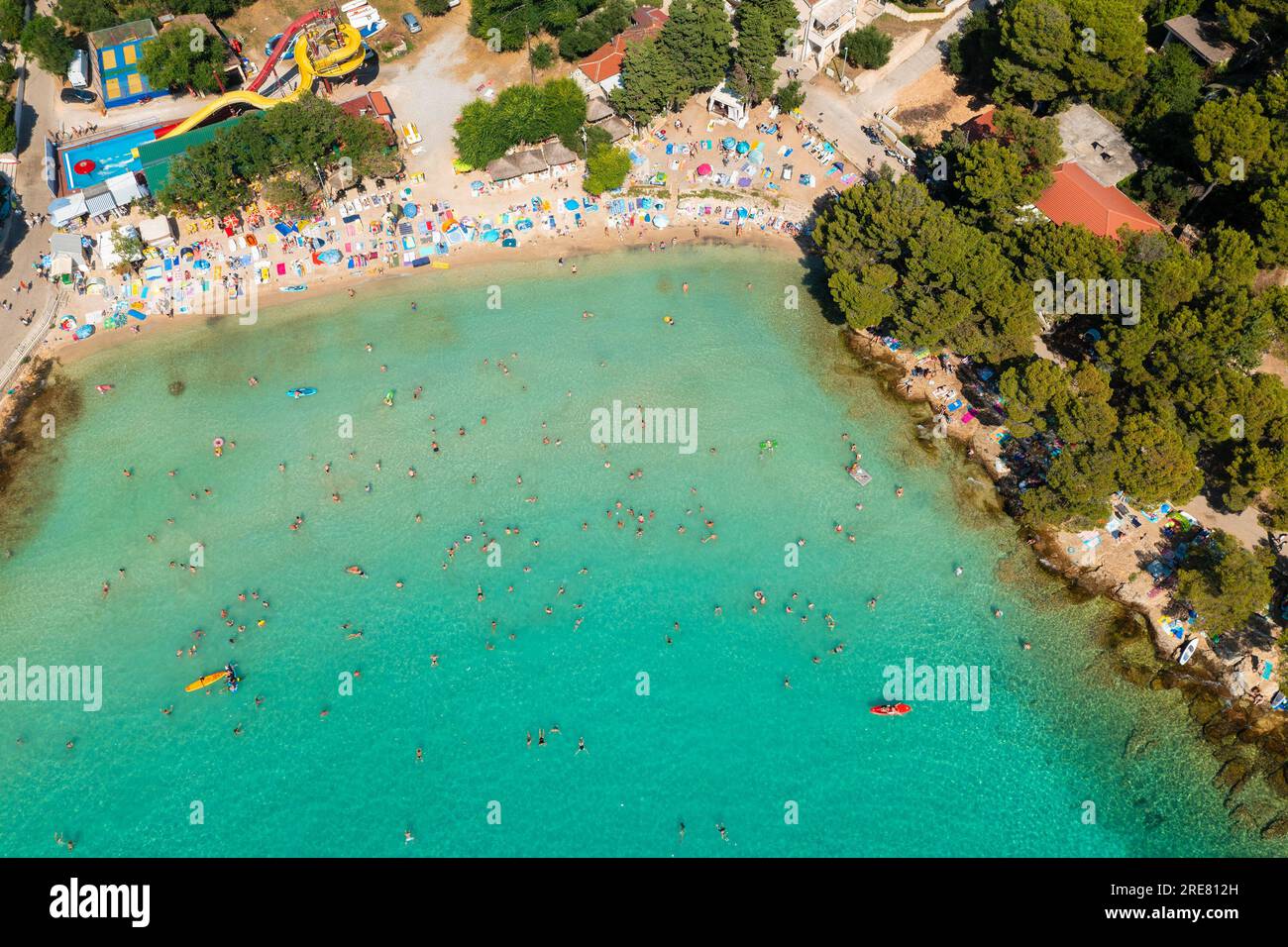 Slanica Beach on Murter Island, Croatia Stock Photo - Alamy