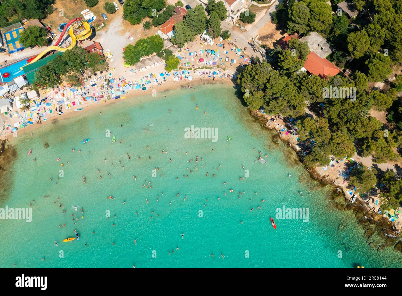 Slanica Beach on Murter Island, Croatia Stock Photo - Alamy