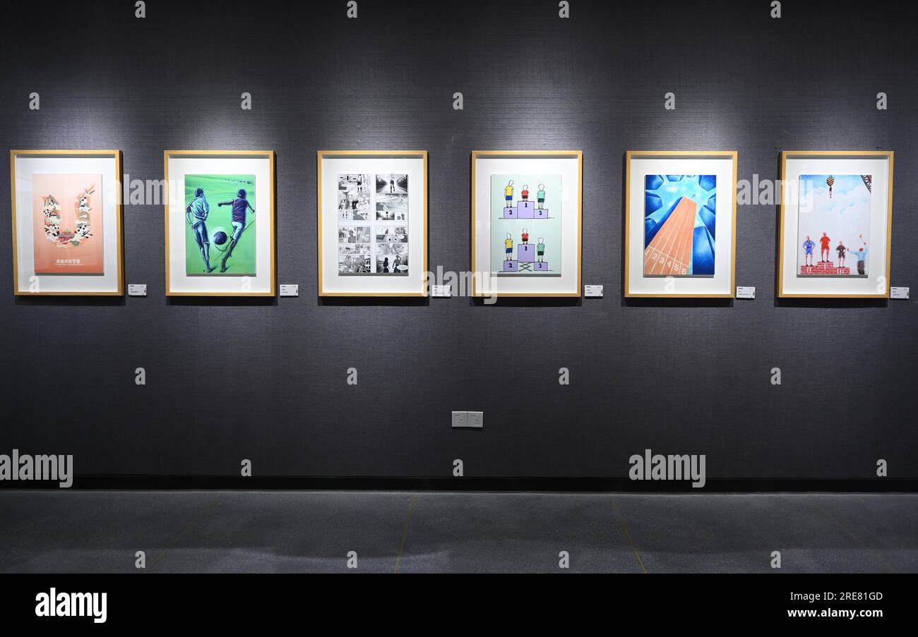 Chengdu Universiade themed comic and animation works are exhibited at ...