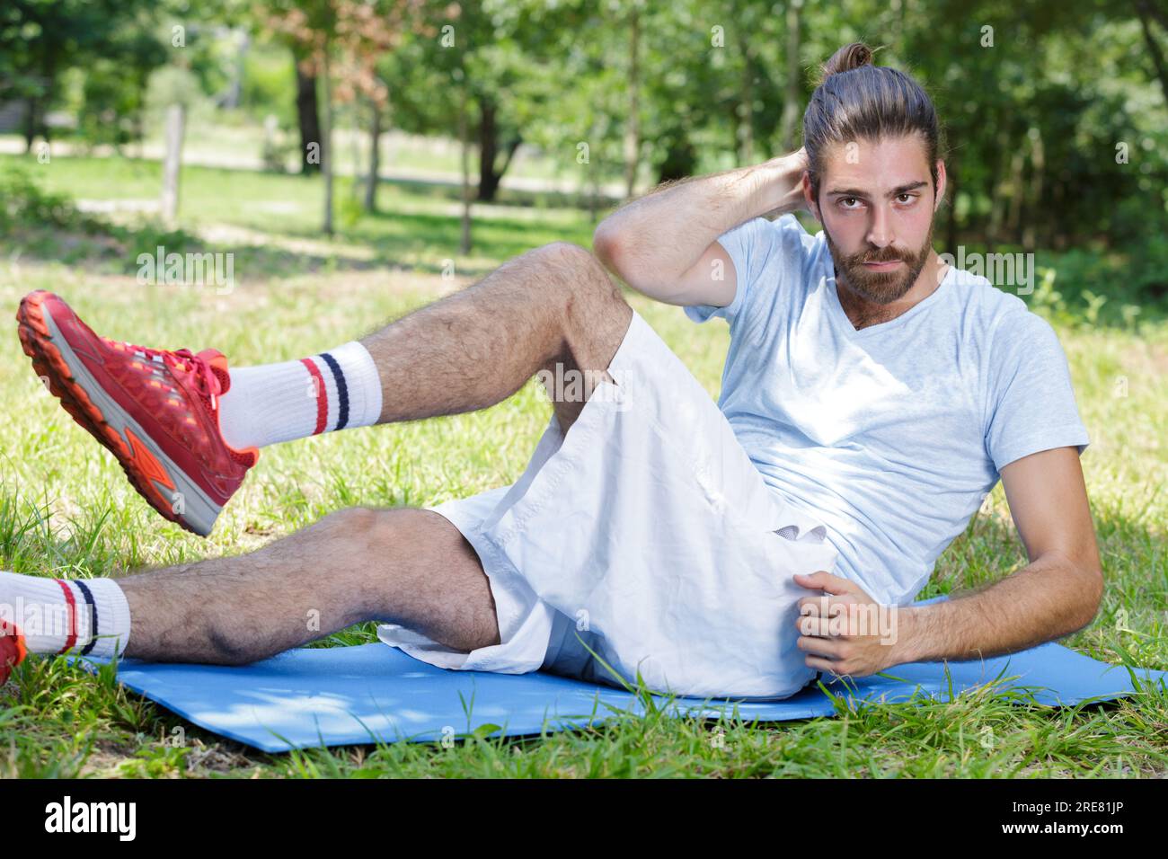 Bicycle crunch hi-res stock photography and images - Alamy