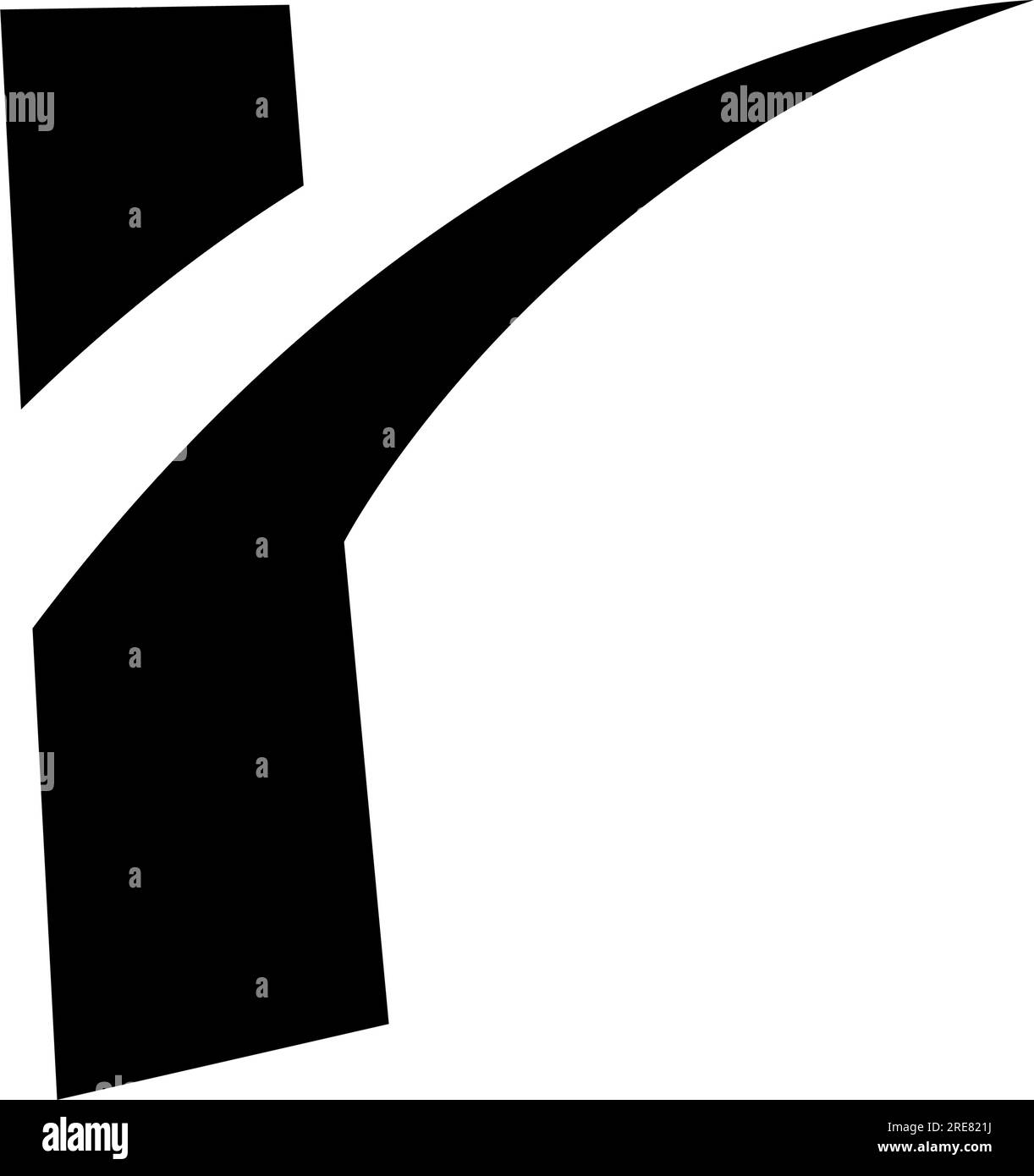 Black Spiky Shaped Letter R Icon on a White Background Stock Vector ...