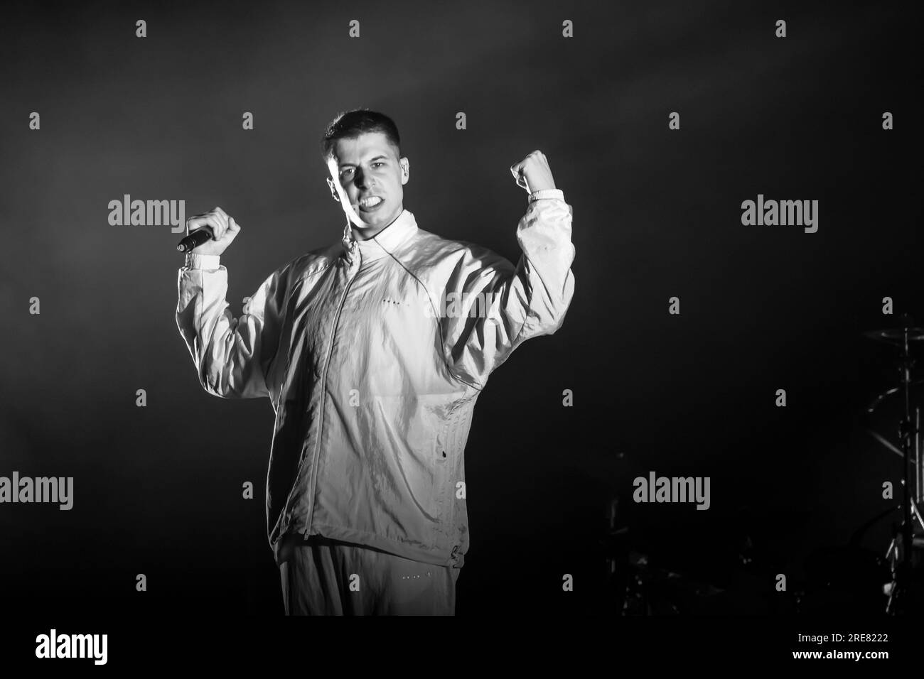 The music group Zetak performing in a concert in Donostia-san Sebastian ...