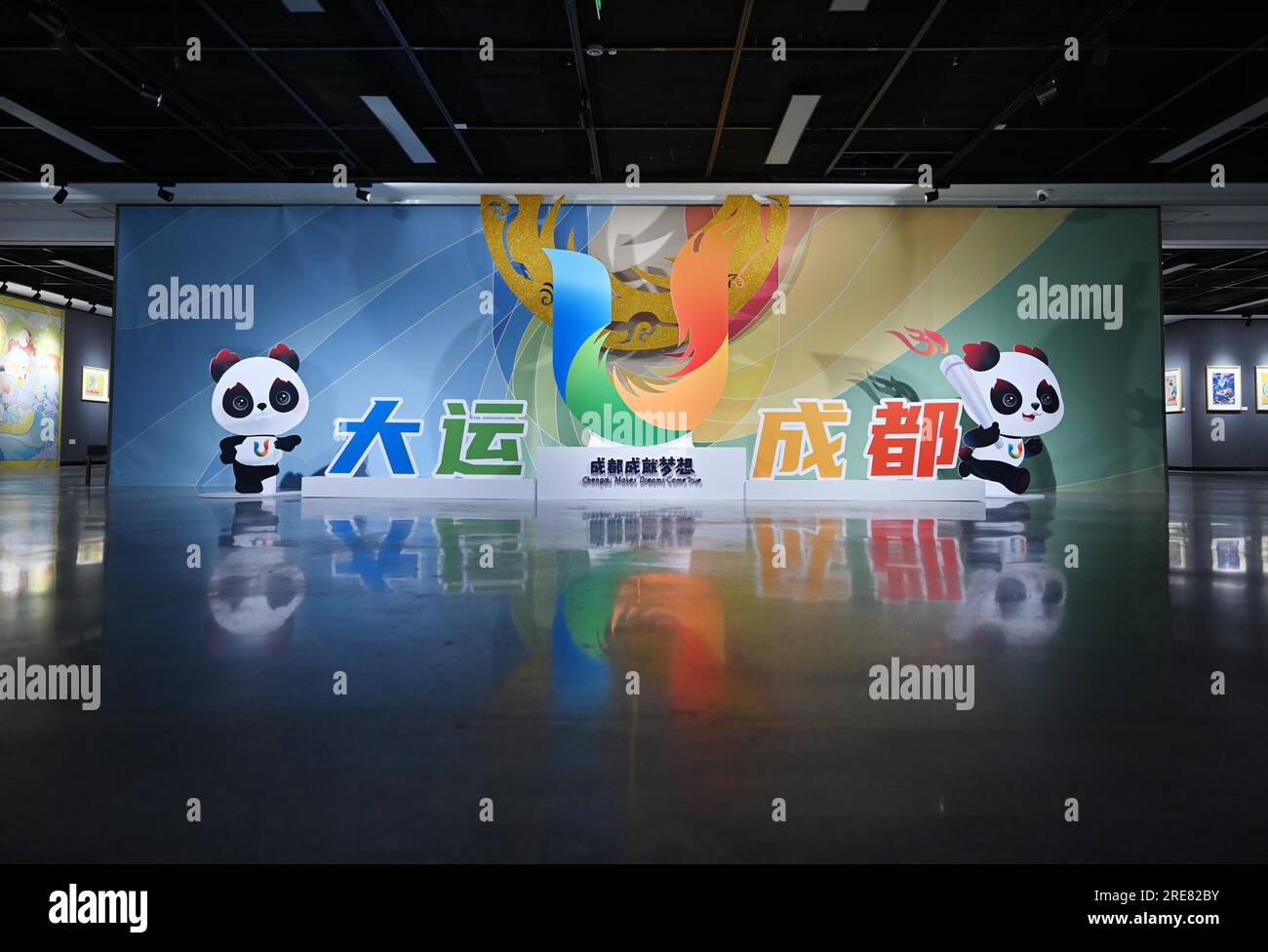 Chengdu Universiade themed comic and animation works are exhibited at ...