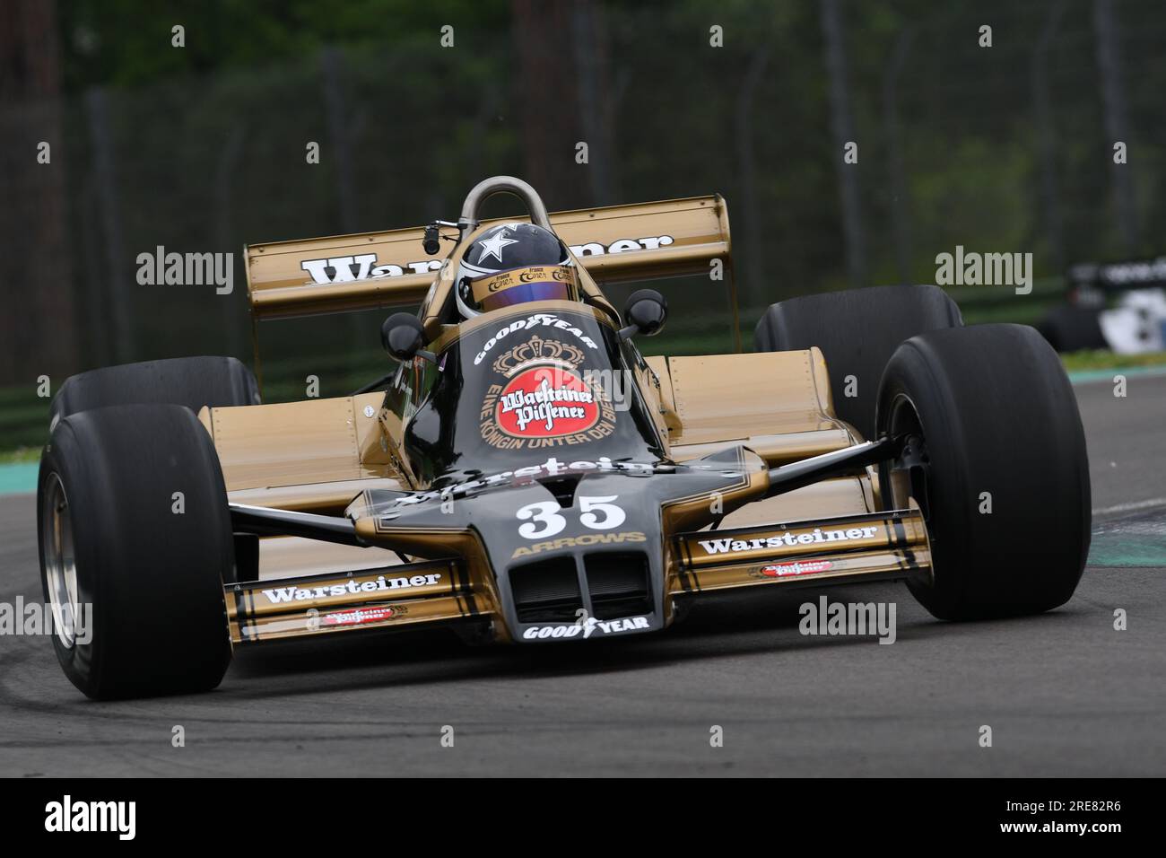 Imola, IT, May, 2017: Unknown run with Historic Arrows F1 Model A1B 1979 ex Riccardo Patrese ...