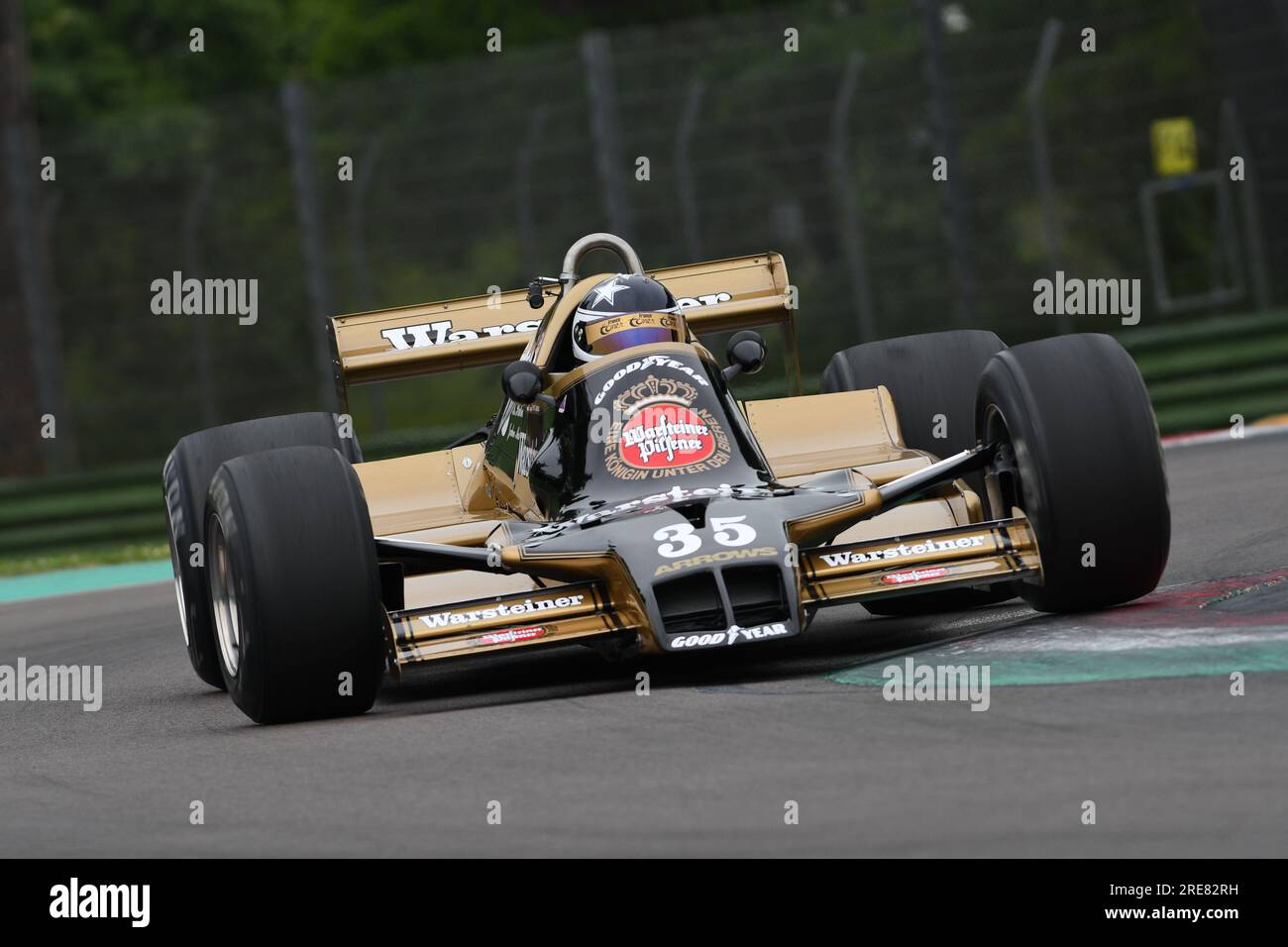 Imola, IT, May, 2017: Unknown run with Historic Arrows F1 Model A1B 1979 ex Riccardo Patrese ...