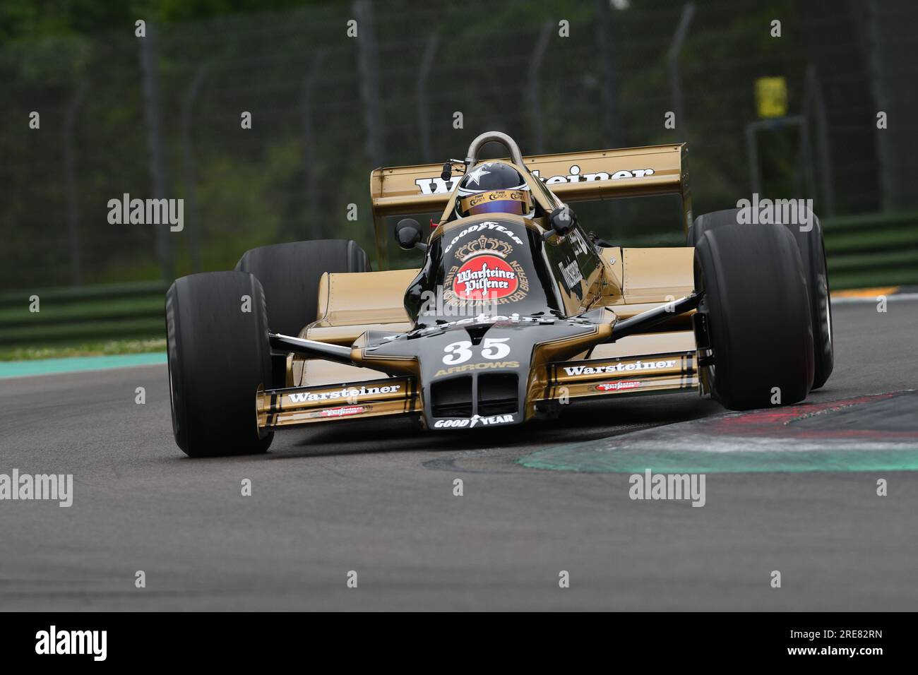 Imola, IT, May, 2017: Unknown run with Historic Arrows F1 Model A1B 1979 ex Riccardo Patrese ...